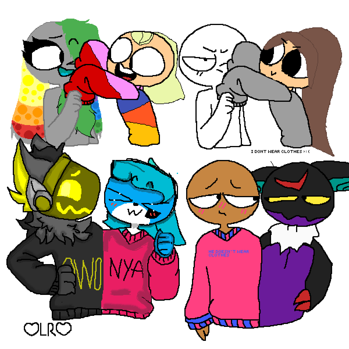 Editing I made my un named OC - Free online pixel art drawing tool ...