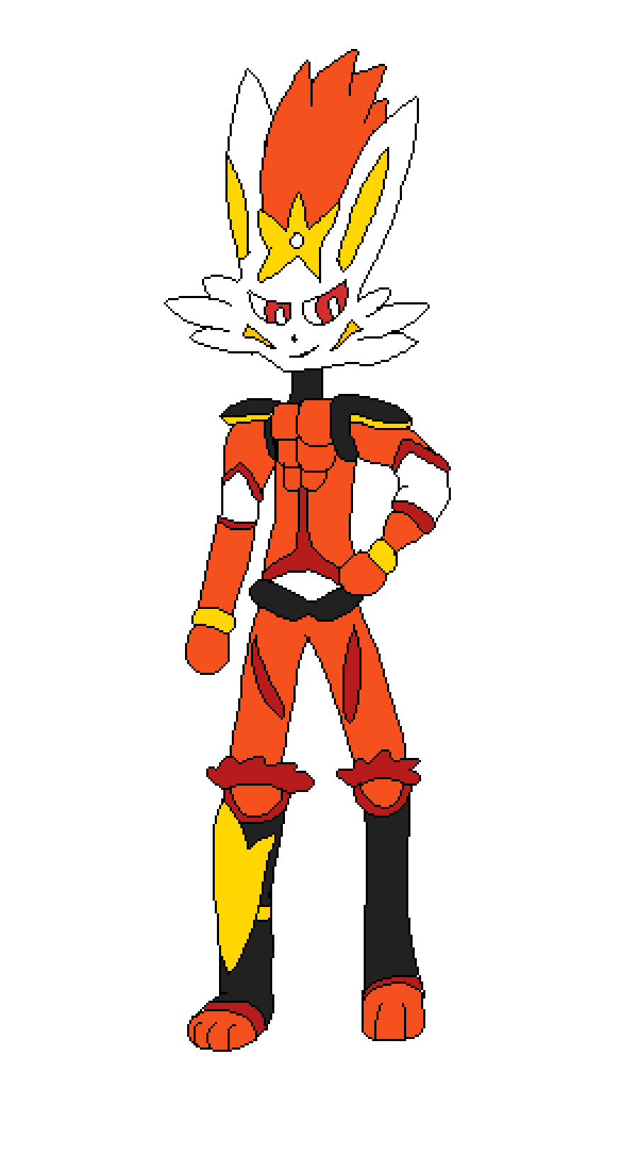 Pixilart - Mega Cinderace by TheWrongPie901