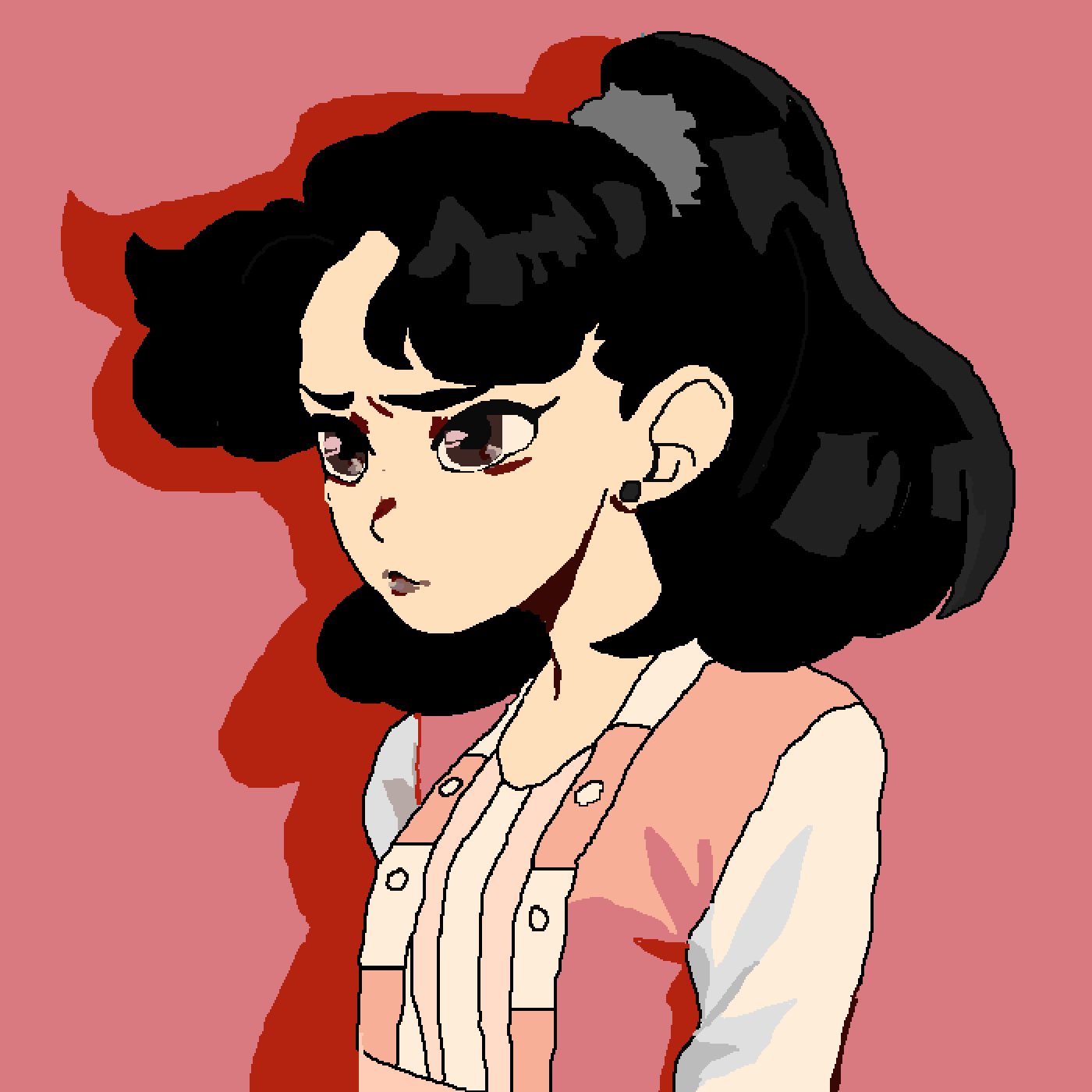 Pixilart - pouty girl by hearty-angels