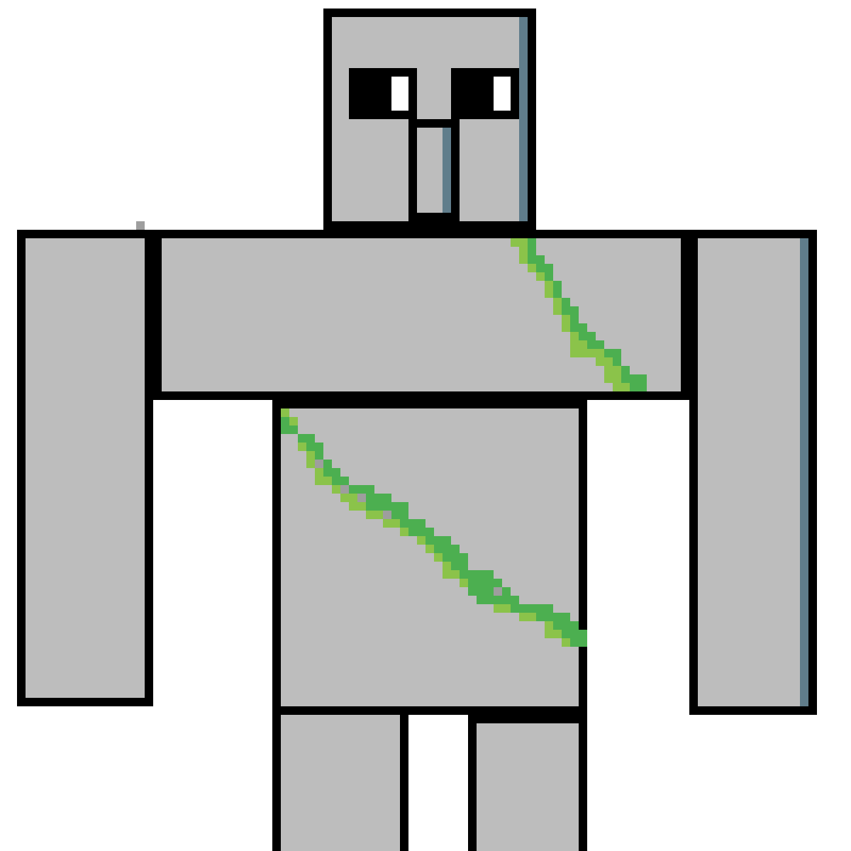 Editing iron golem - Free online pixel art drawing tool - Pixilart