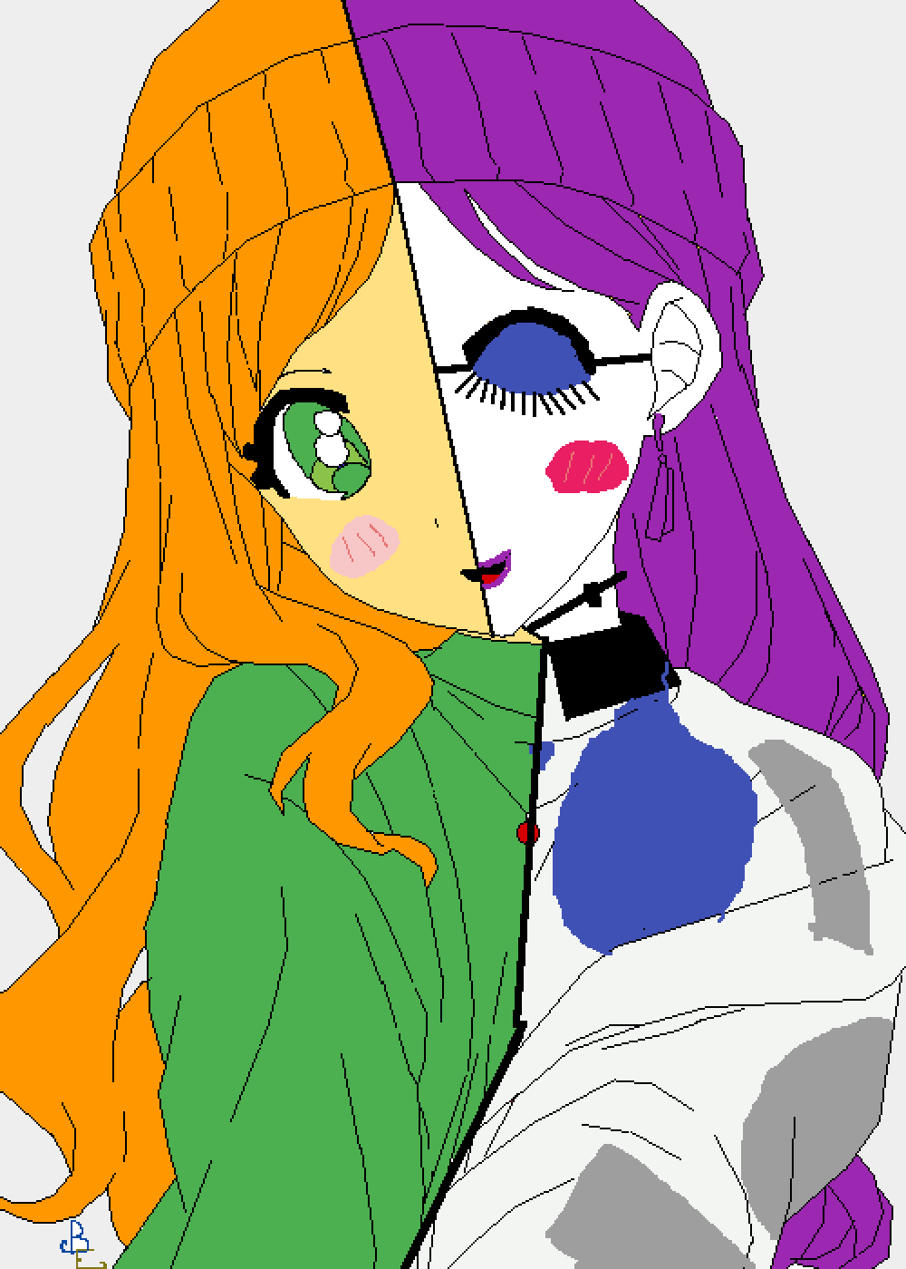 Editing clara afton ballora - Free online pixel art drawing tool - Pixilart