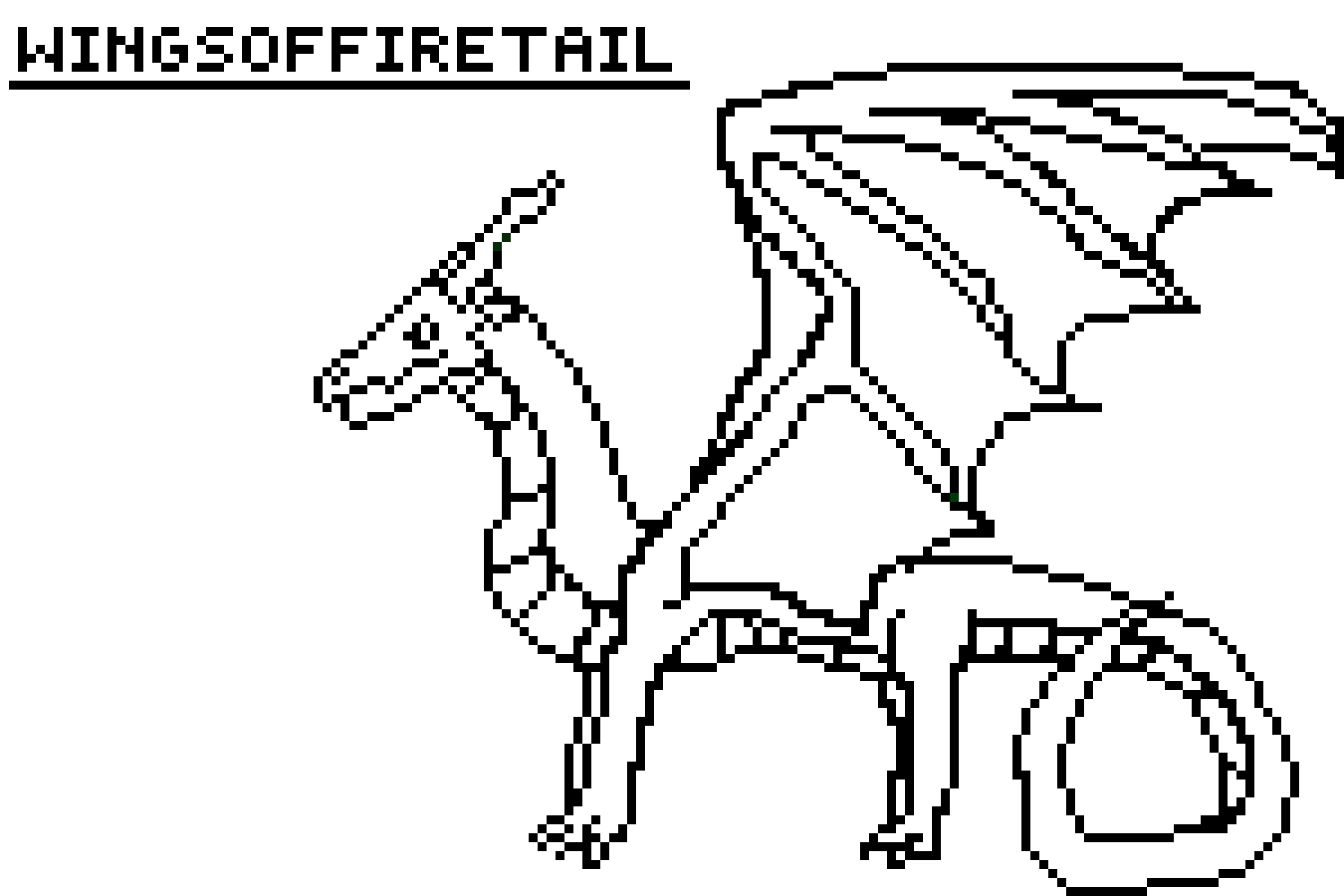 Pixilart - Free Dragon Base by WingsofWarriors