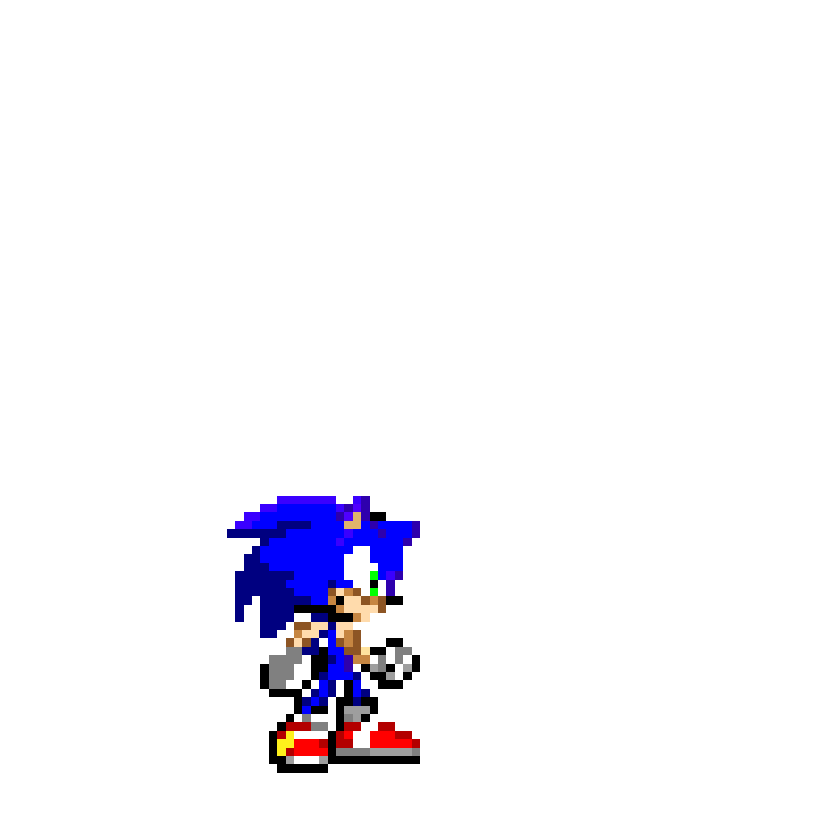 Editing Sonic The Hedgehog - Free online pixel art drawing tool - Pixilart