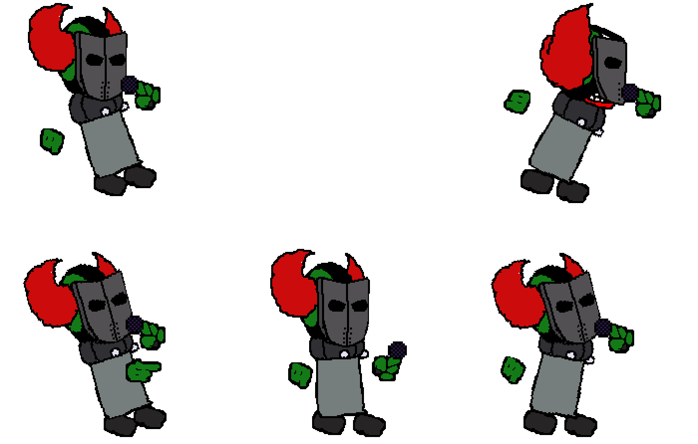 Pixilart - FNF Tricky by BurningCherry10