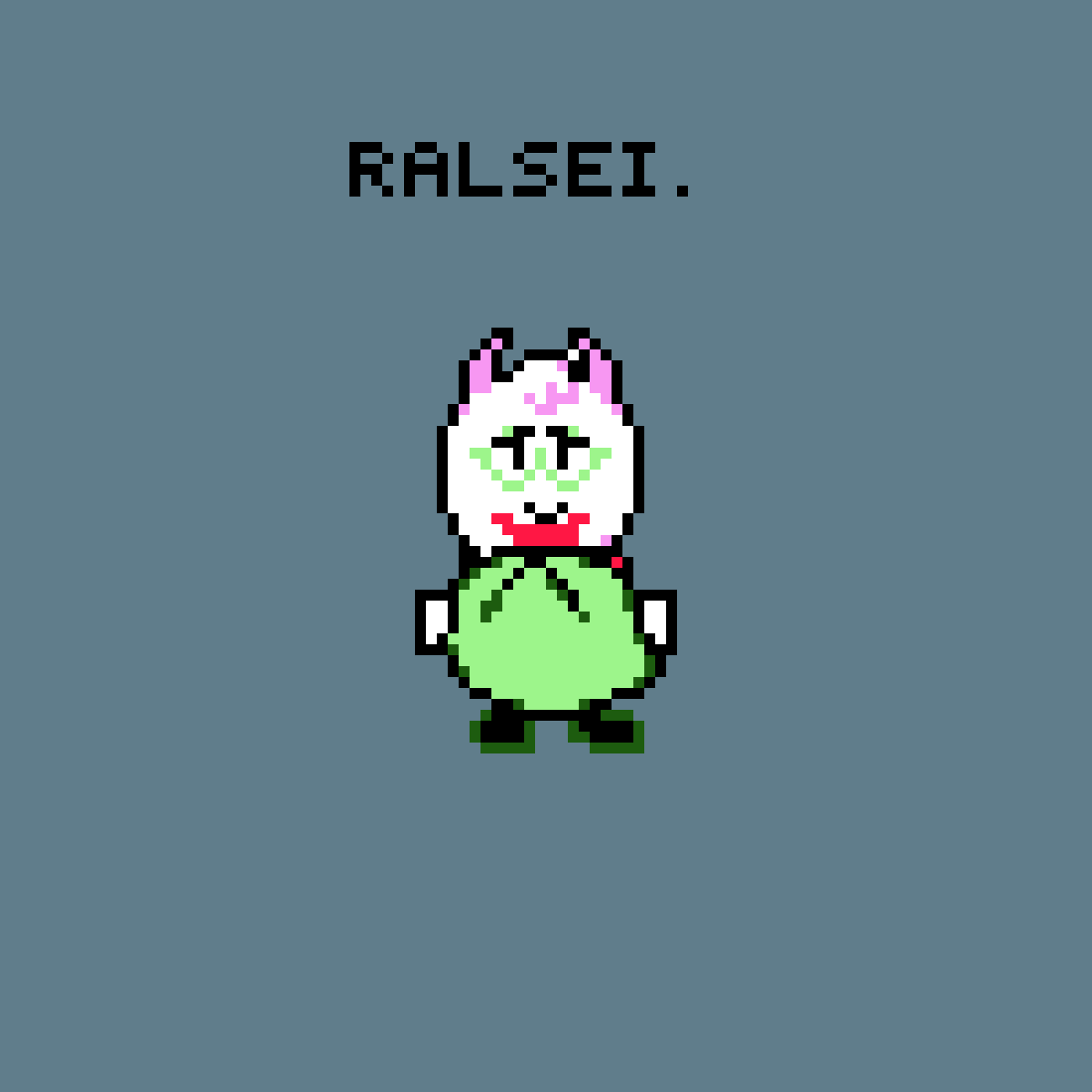 Pixilart - ralsei by Dudie