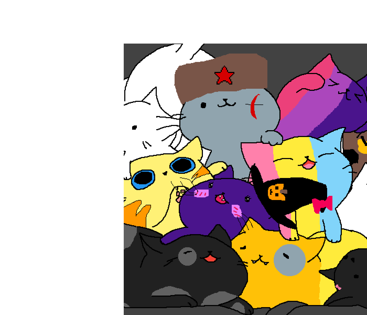 Editing cat - Free online pixel art drawing tool - Pixilart