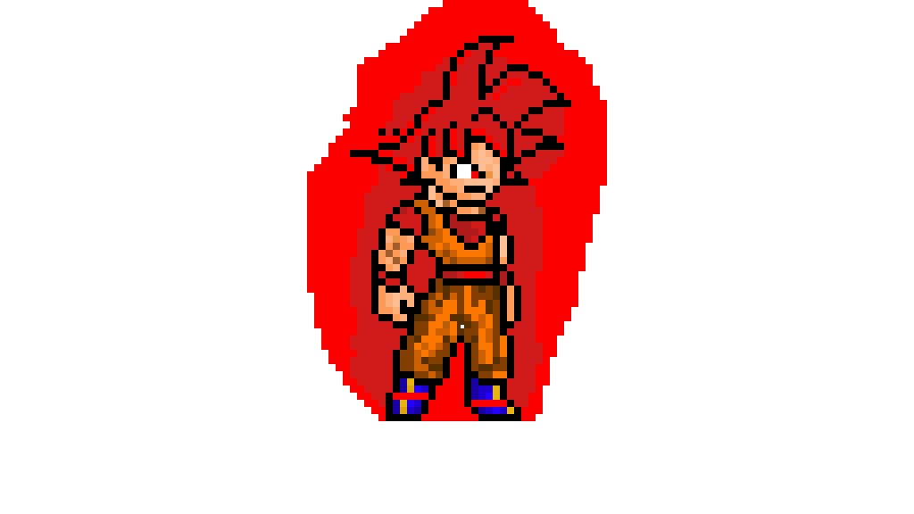 Pixilart - Super Saiyan God Red by Animallover36