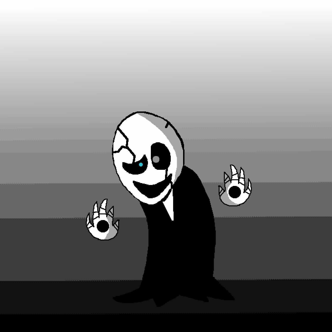 Pixilart - Gaster Gif by Nayr1990Animate