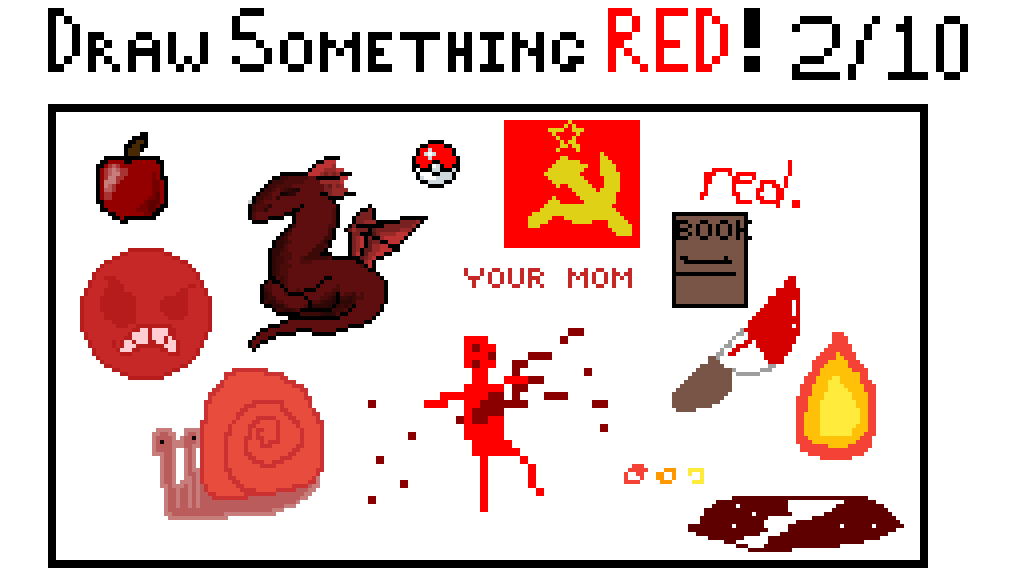 Pixilart - Bam, Red things by S-M-M