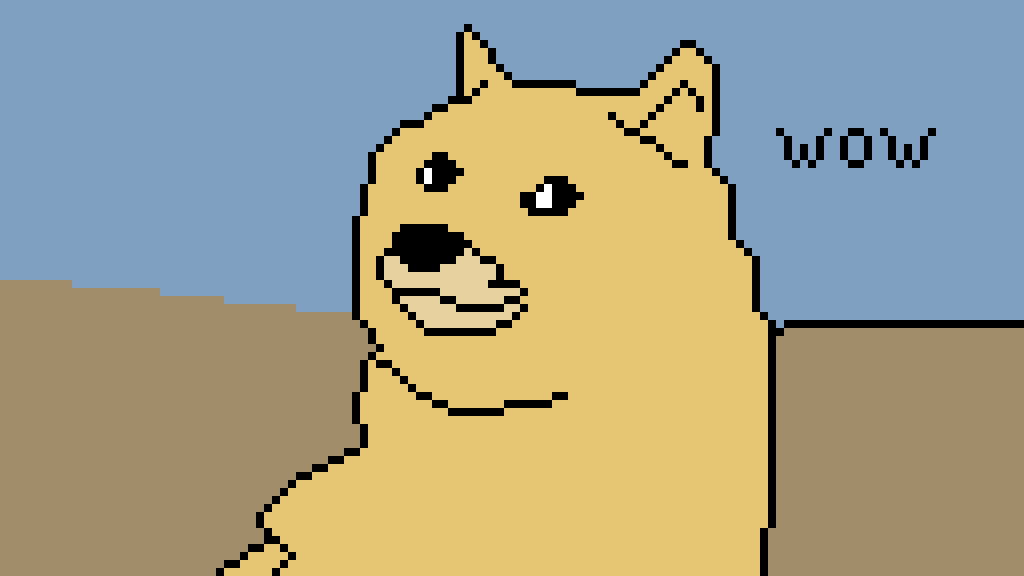 Pixilart - doge by g0th-bunny25