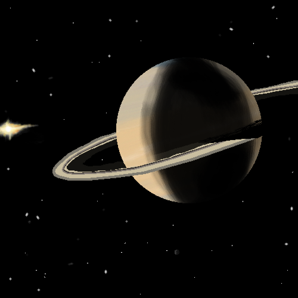Pixilart - Saturn rings by HongLiang