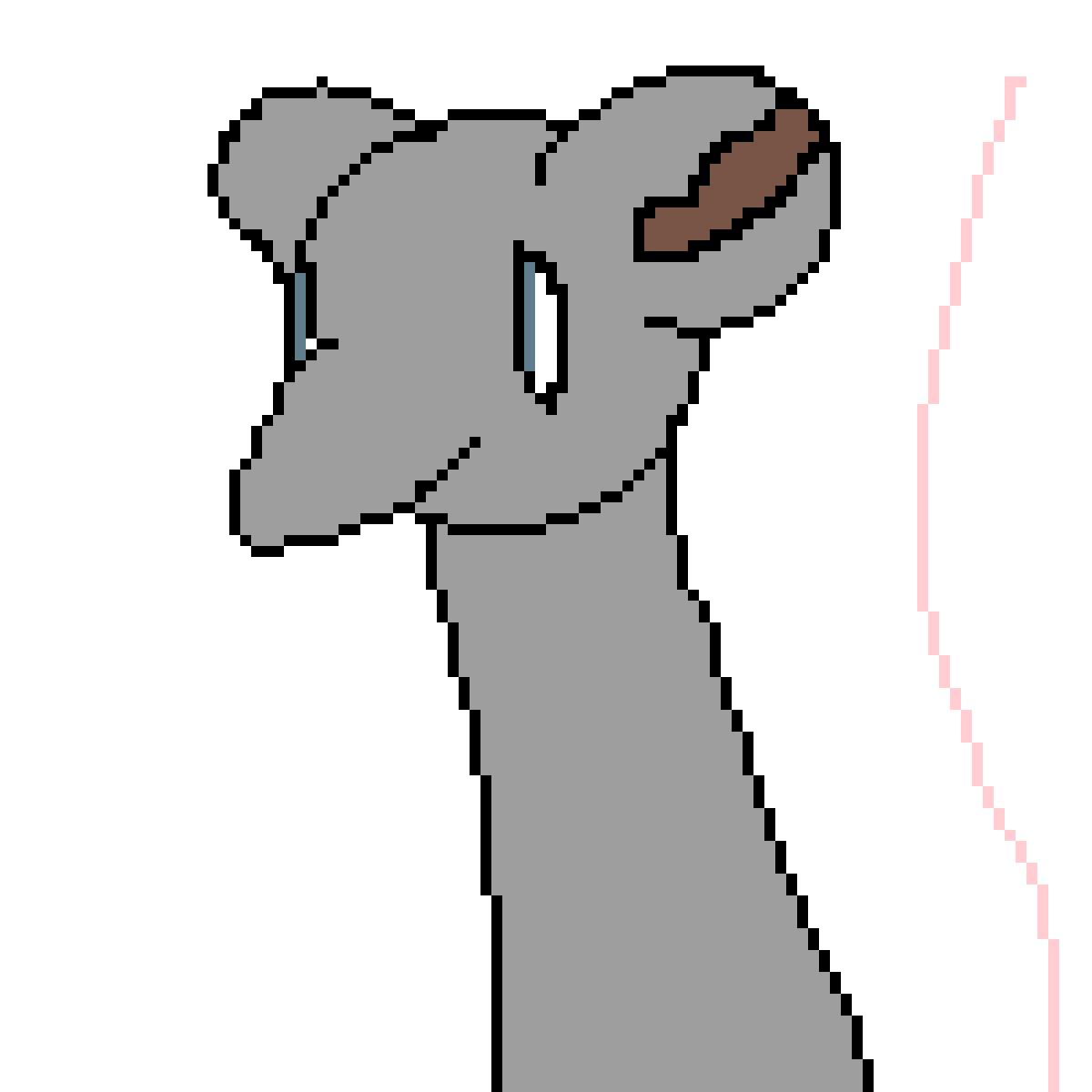 Pixilart - Pixel Rat is Sad by Rainbow-Rat