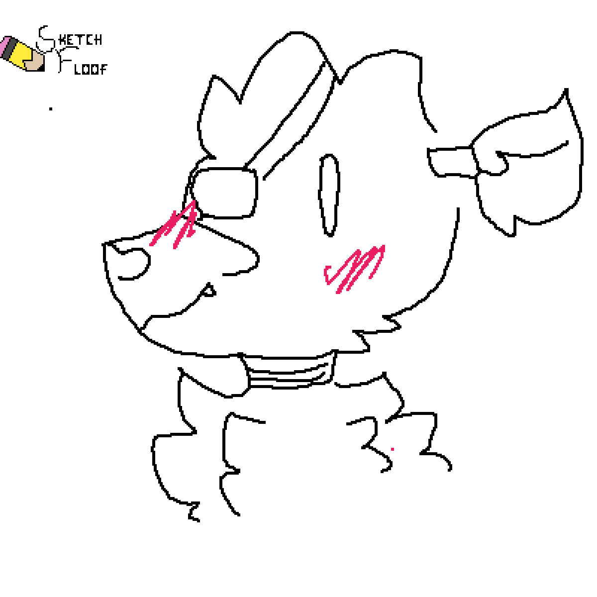 Pixilart - foxy doodle by Sketchfloof