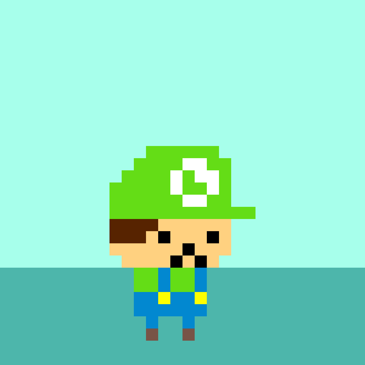 Pixilart - Luigi likes to jump by JaydenCoolguy