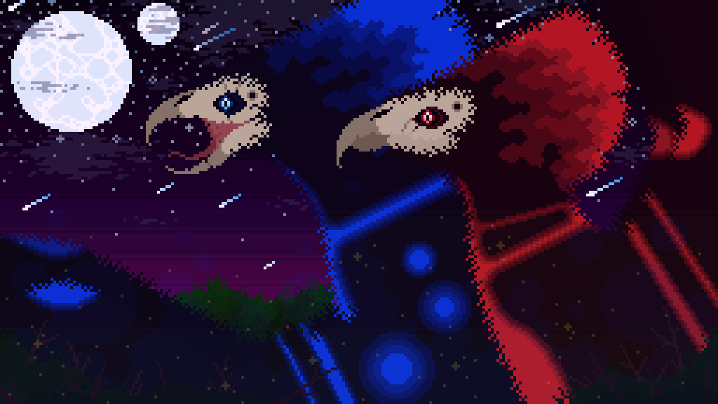 Pixilart - Skull-Hawks by EmeraldSerpent