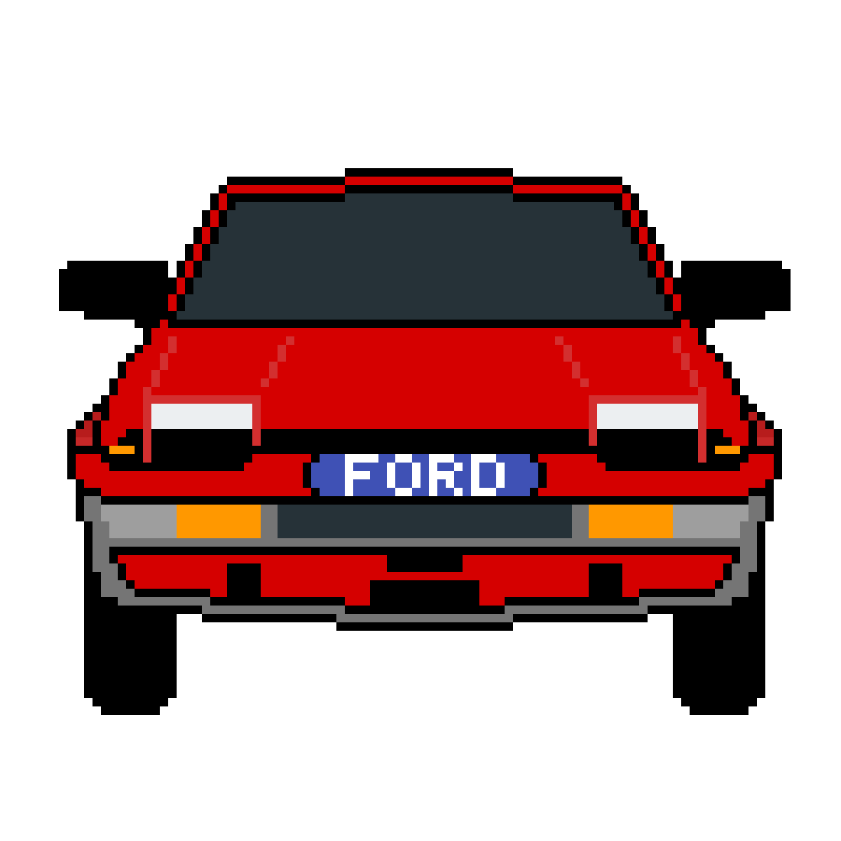 Editing Red Ford - Free online pixel art drawing tool - Pixilart