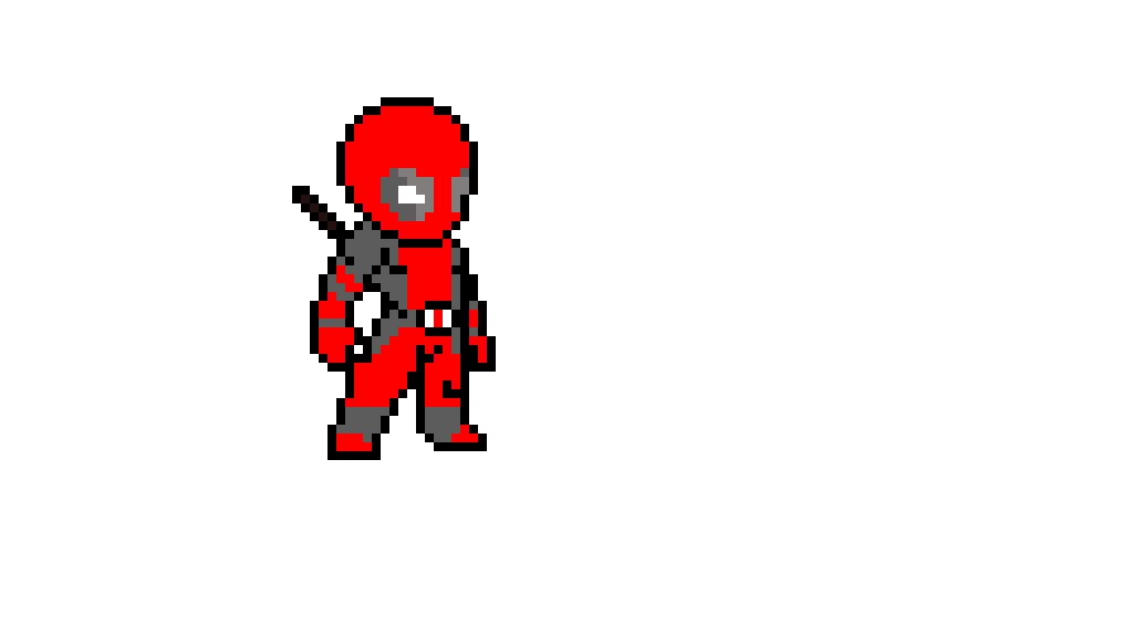 Pixilart - DeadPool by SlenTROLLERLOL