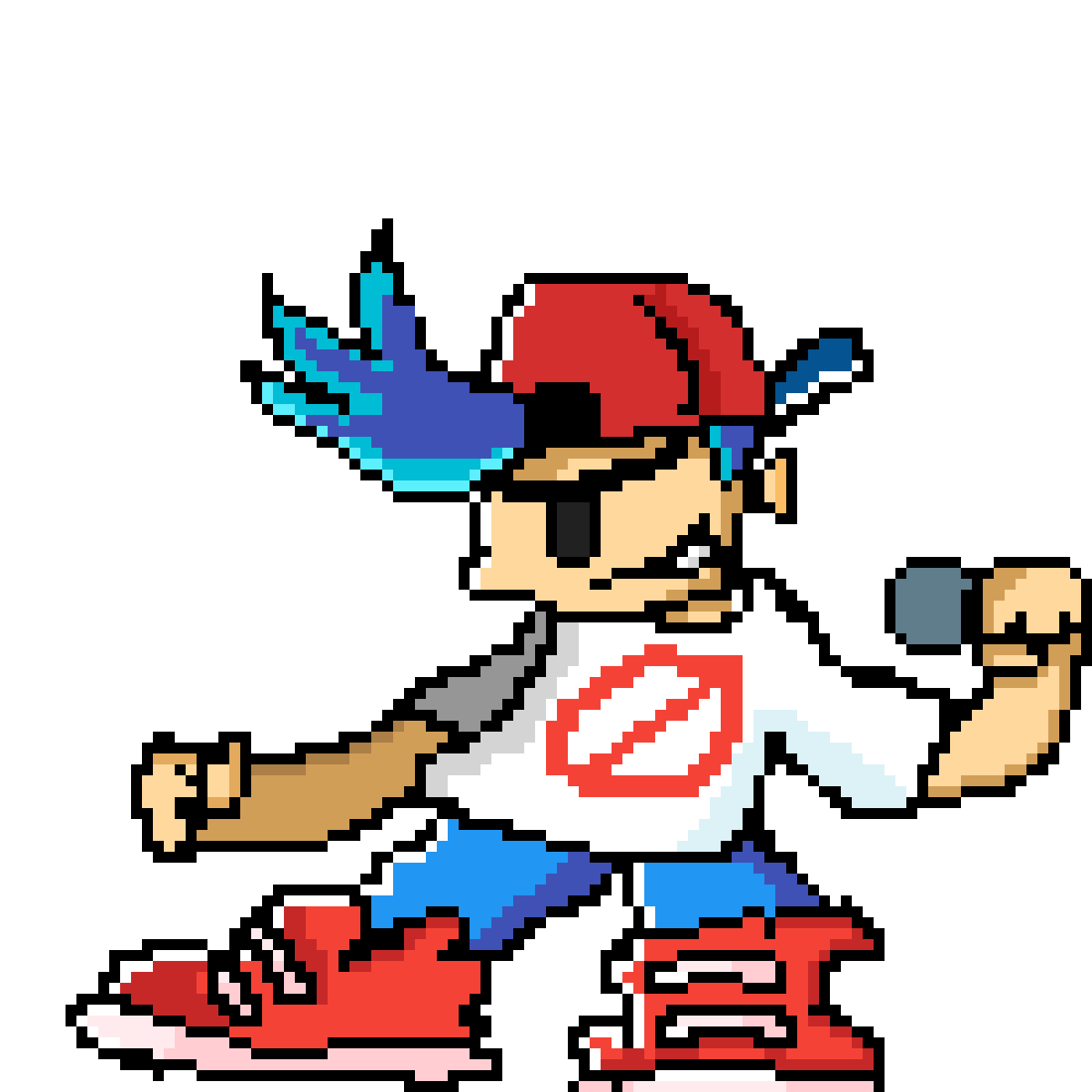 Pixilart - FNF Boyfriend by UltraUG