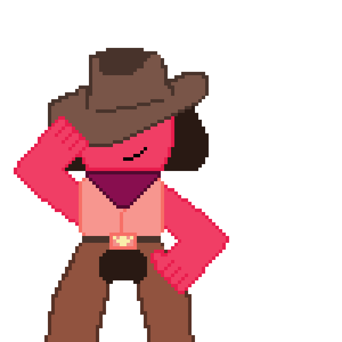 Pixilart - Cowboy Ruby by musickitty93