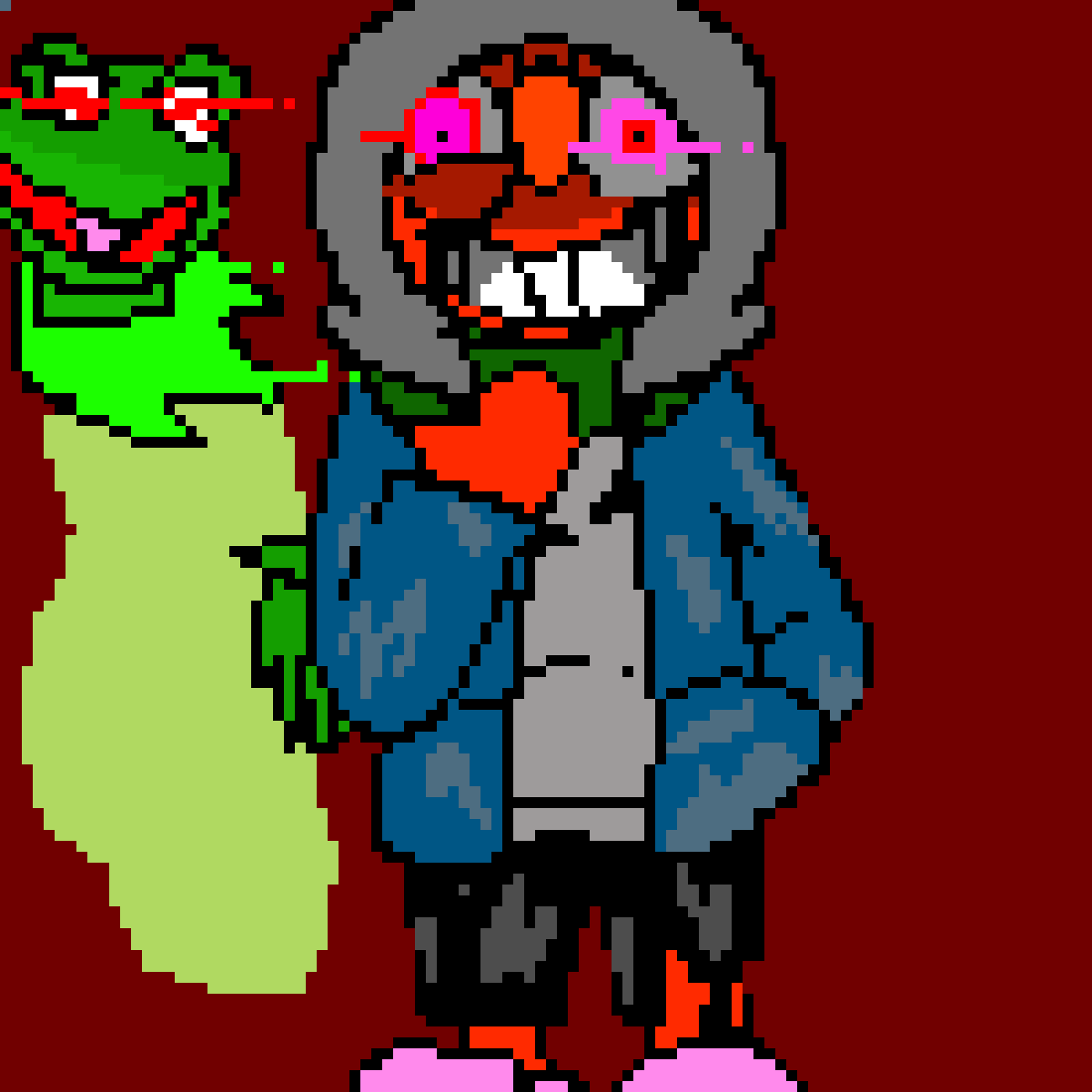 Pixilart - Hyper Dust Elmo phase 2 by DV-D