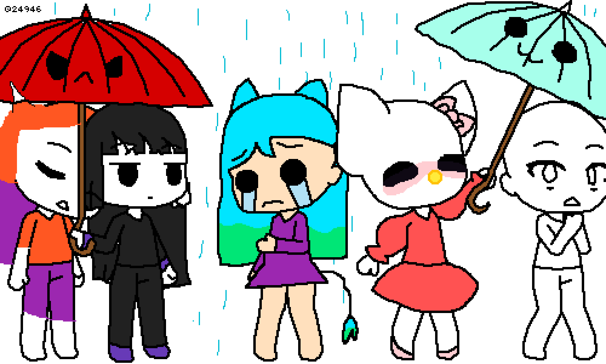 Pixilart - sad hours by cheddargirl