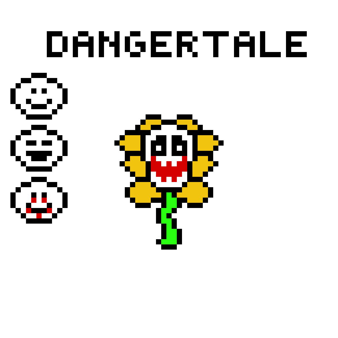 Pixilart - Dangertale Flowey by Eric-Blitz
