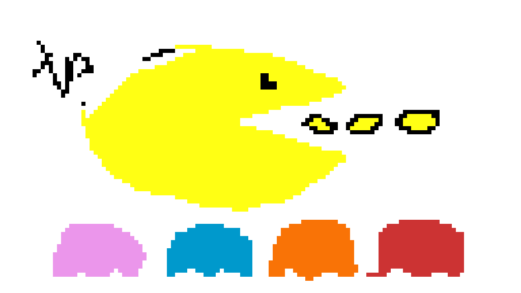 Editing Packman Attempt - Free online pixel art drawing tool - Pixilart