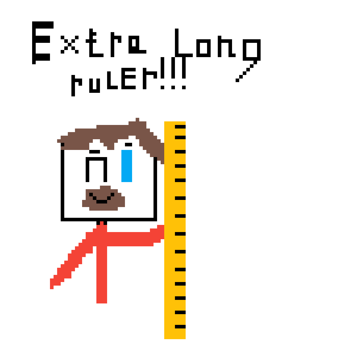 Editing EXTRA LONG RULER!! - Free online pixel art drawing tool - Pixilart