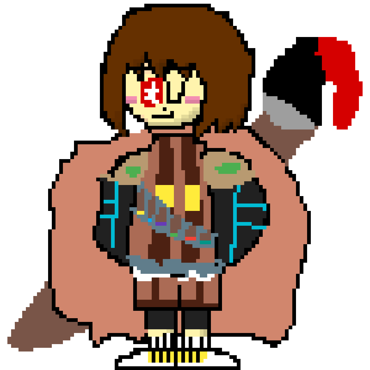 Editing inkshift chara - Free online pixel art drawing tool - Pixilart