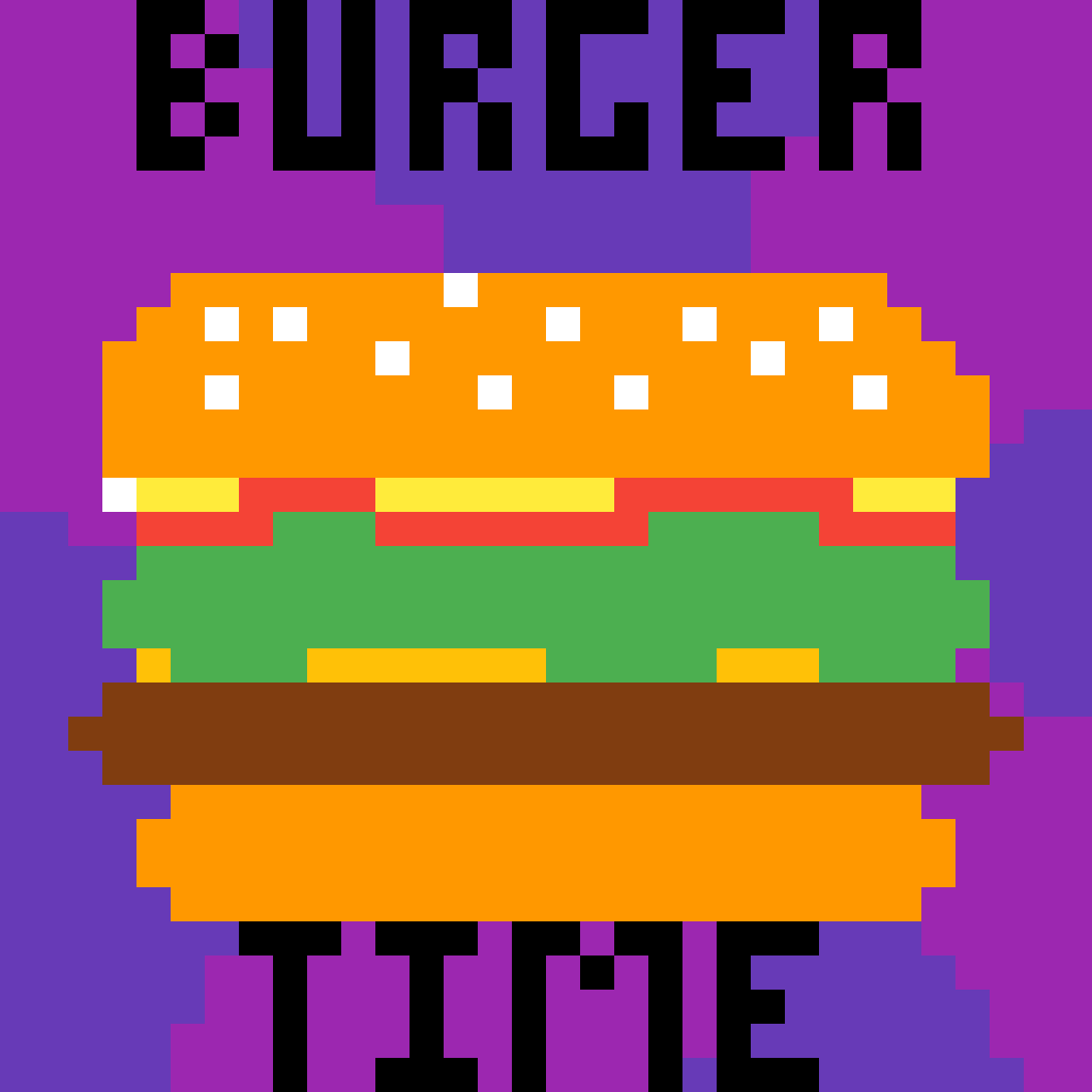 Editing Burger time - Free online pixel art drawing tool - Pixilart