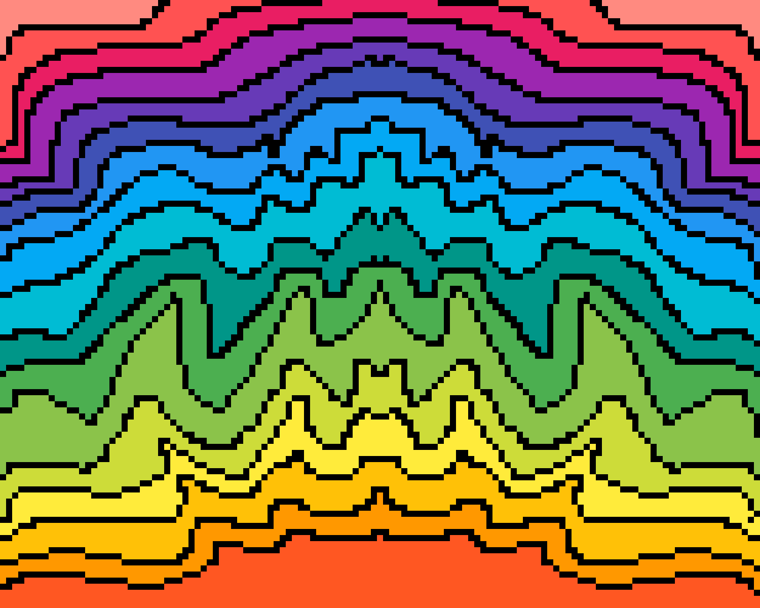 Pixilart - Rainbow pfp by RoseFromTitanic