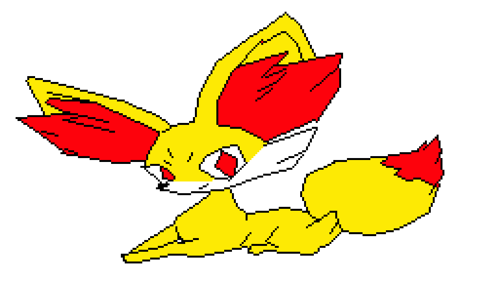 Pixilart - FENNEKIN THE FOX by pokeelite5