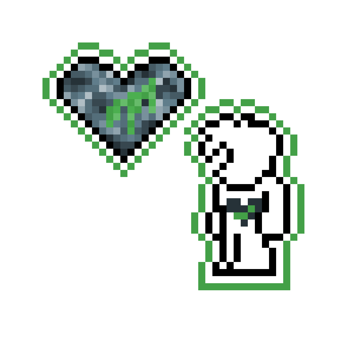 Pixilart - void heart by kitty-god