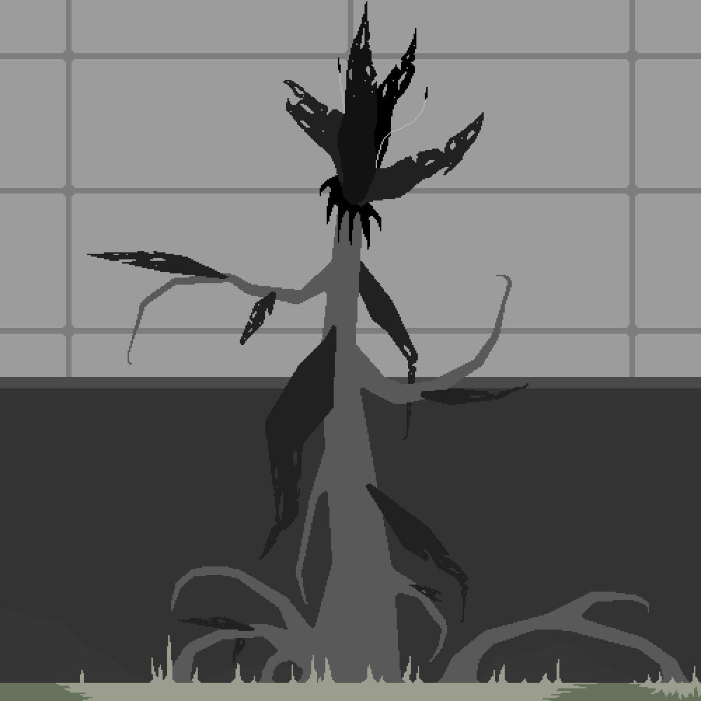 Pixilart - The Corrupted Flower by EmeraldSerpent