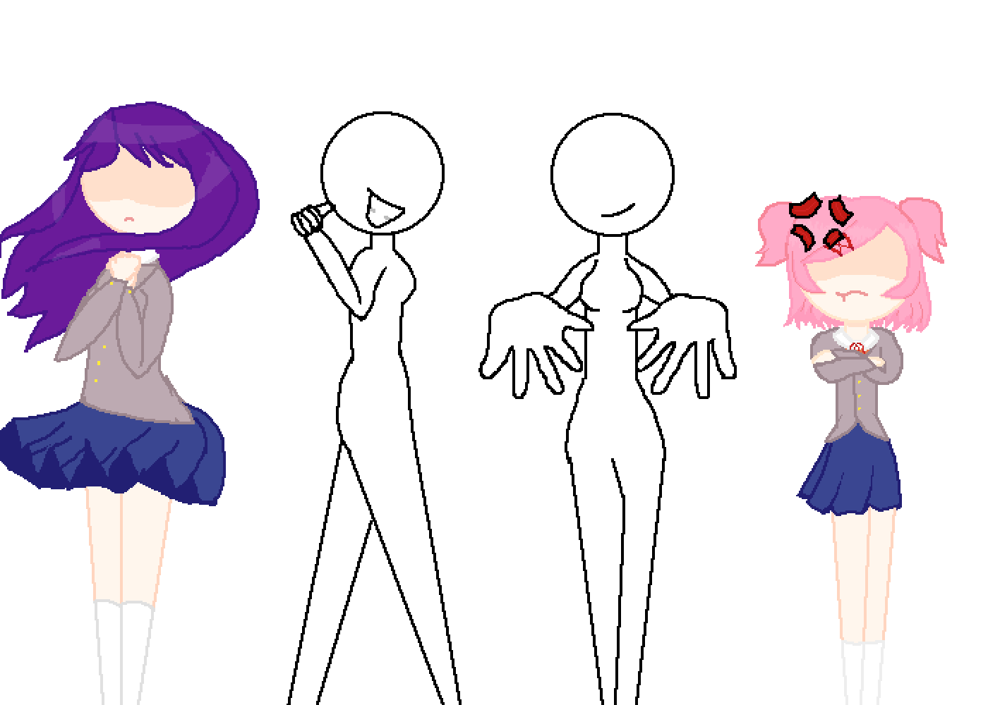 Editing Doki Doki - Free online pixel art drawing tool - Pixilart