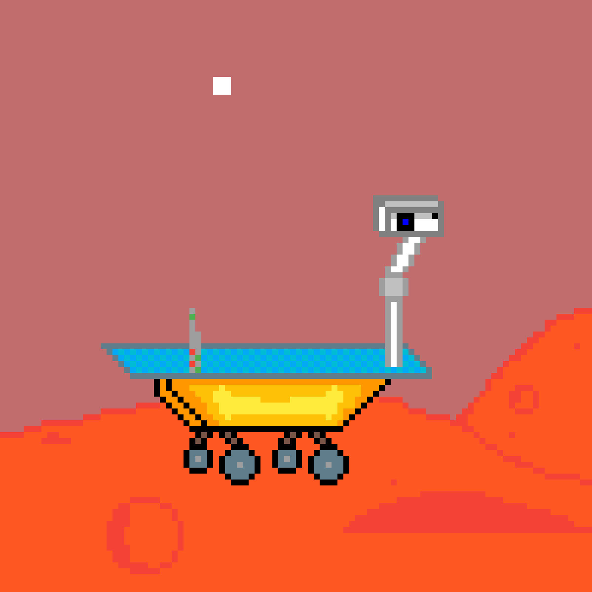Pixilart - Mars Rover by Alienboyjr