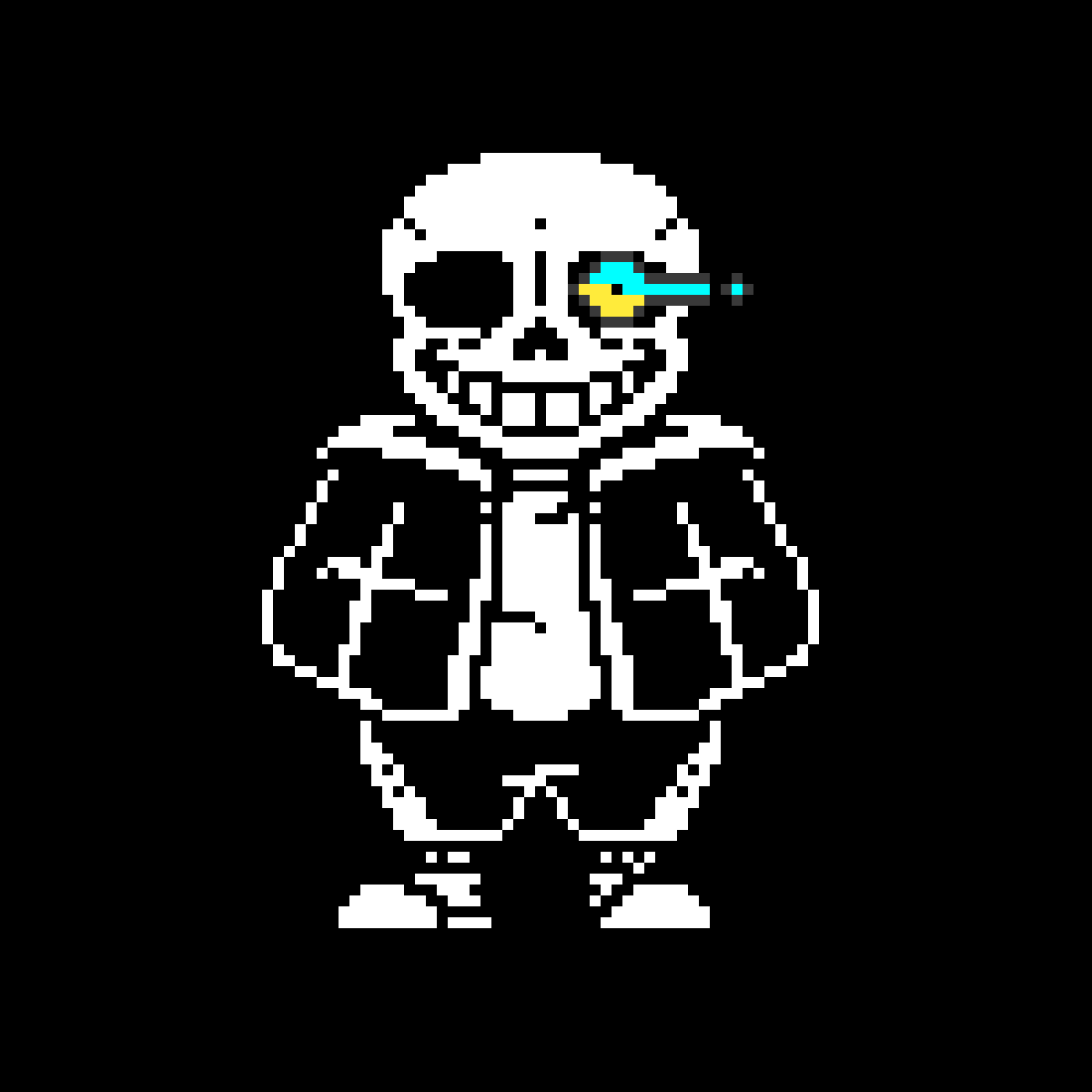 Pixilart - my determined sans by lunalocolava