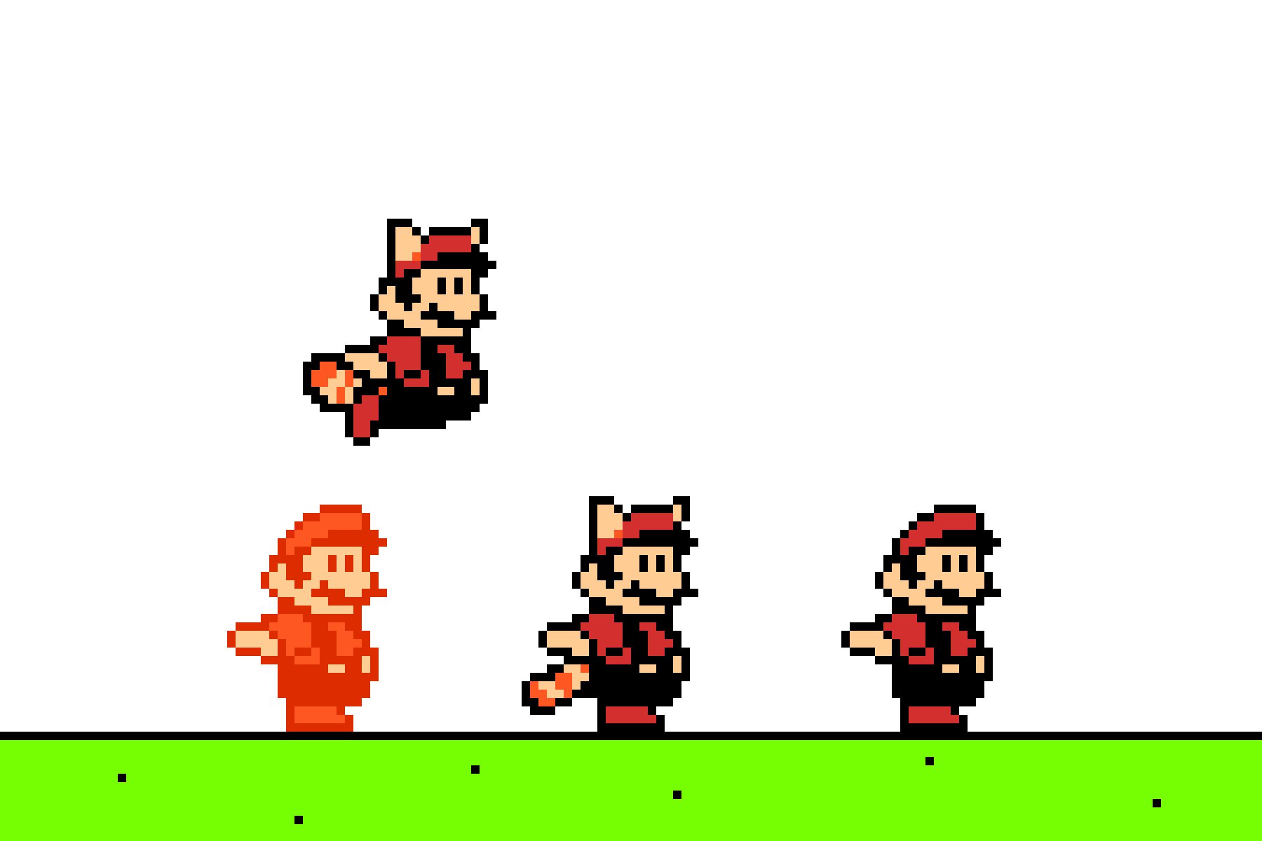 Pixilart - SMB3 SPRITES RUNNING by nicmaster