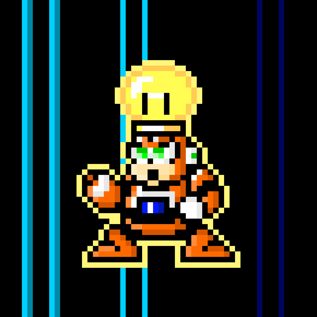 Pixilart - Bright Man SNES by bluedreamds