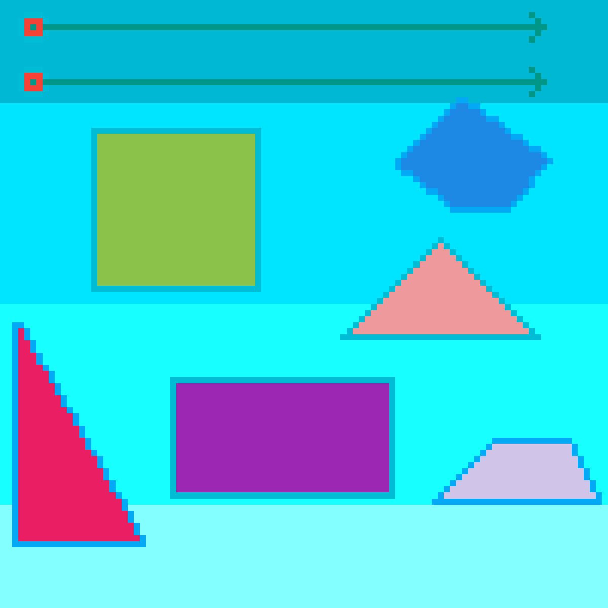 Pixilart - terrible geometric artttt by SpikyManogiPoop