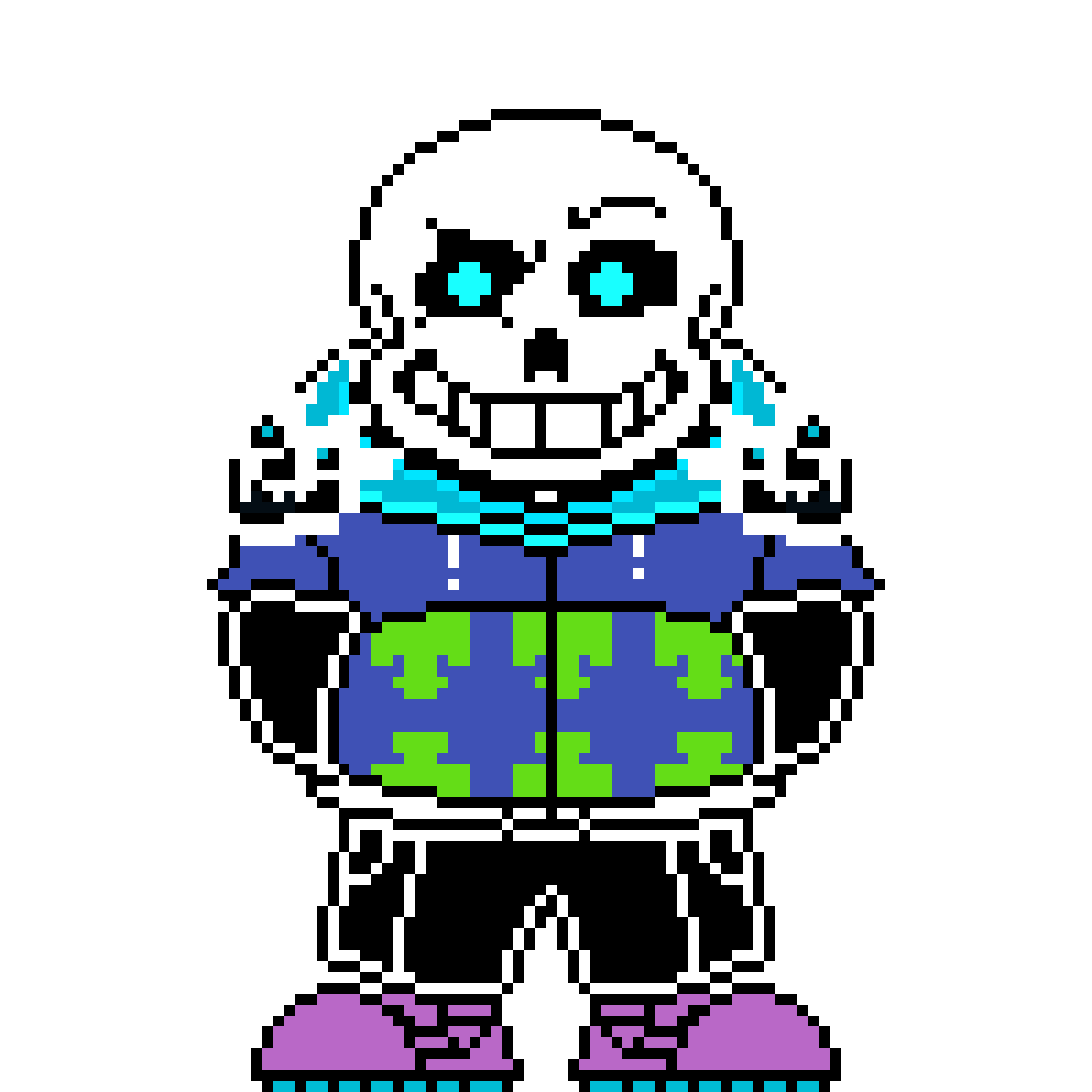 Pixilart - Blueberry OC Idle by BlueFl0wey