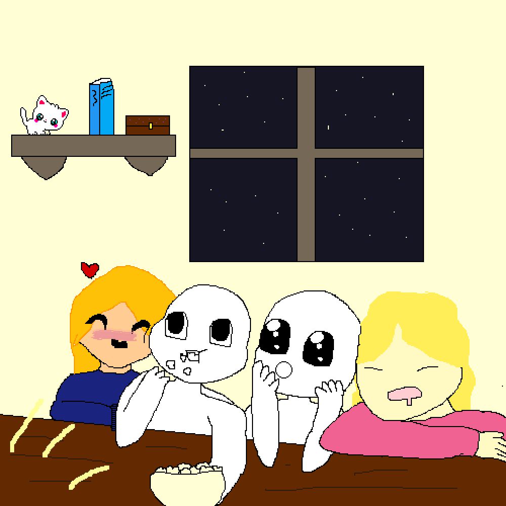 Editing Sleepover!~ - Free online pixel art drawing tool - Pixilart