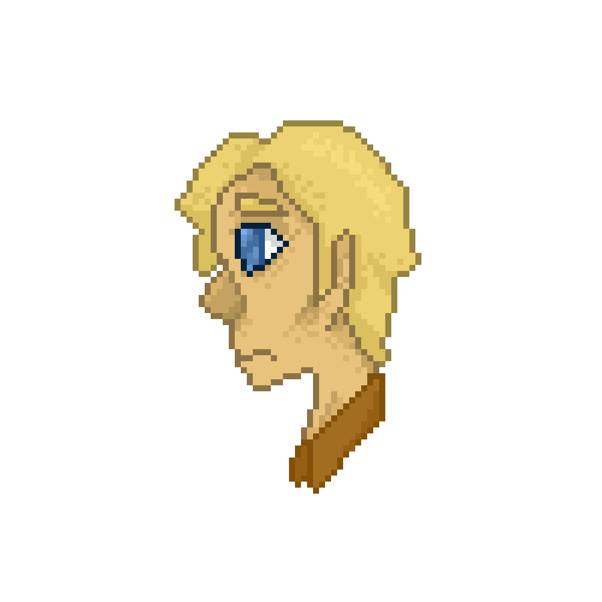 Pixilart - Forseti - first pixel person drawing by CapnChipper