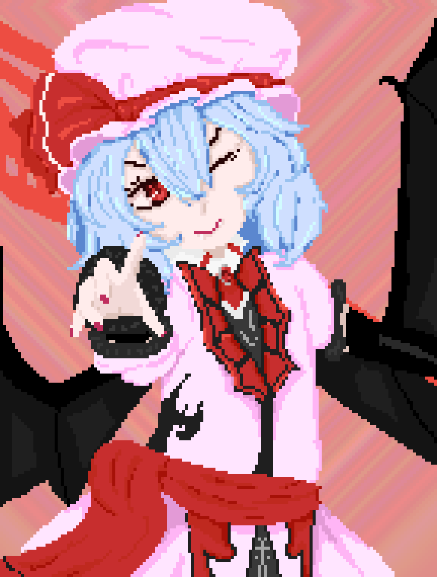 Pixilart - Remilia Scarlet by Nelizza