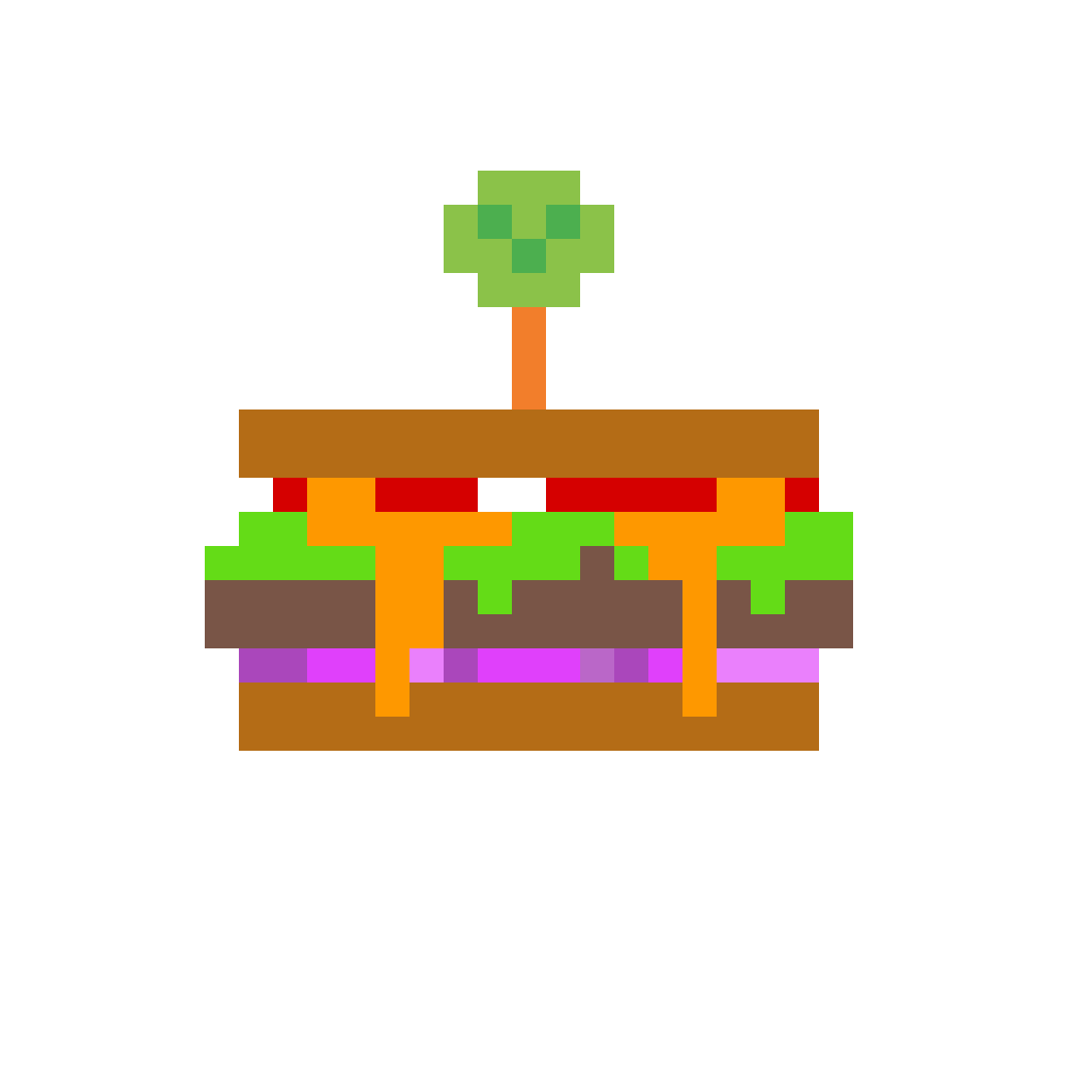 Pixilart - Alien sandwich by LeoFur