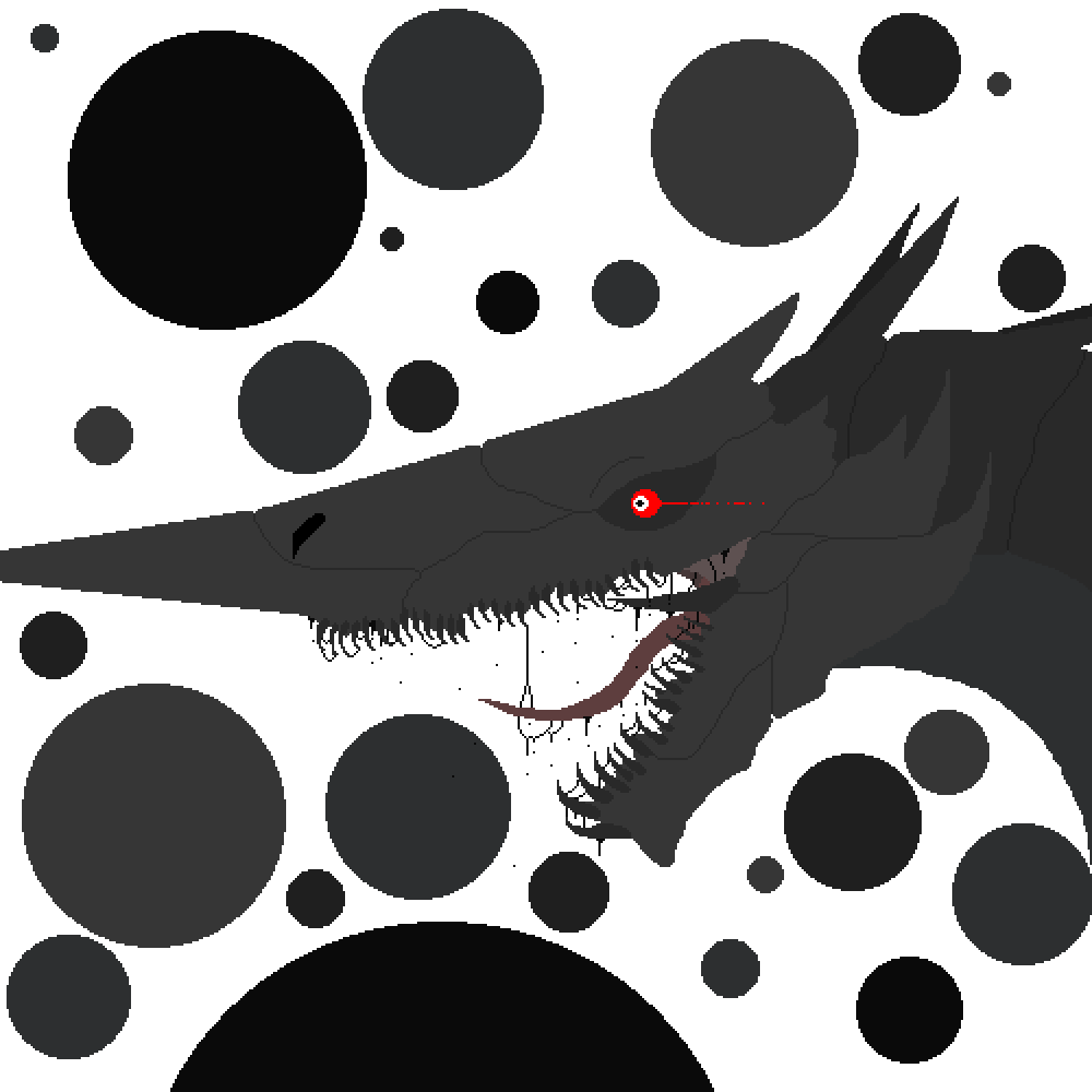 Pixilart - Gogmazios "Giant Halberd Dragon" by EmeraldSerpent