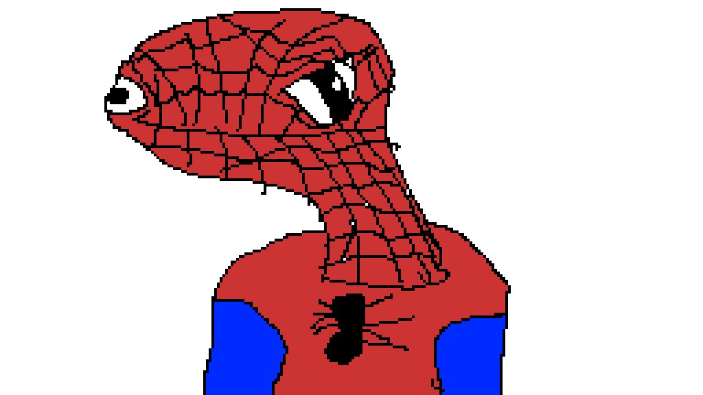 Pixilart - Spoderman by Bageldorf