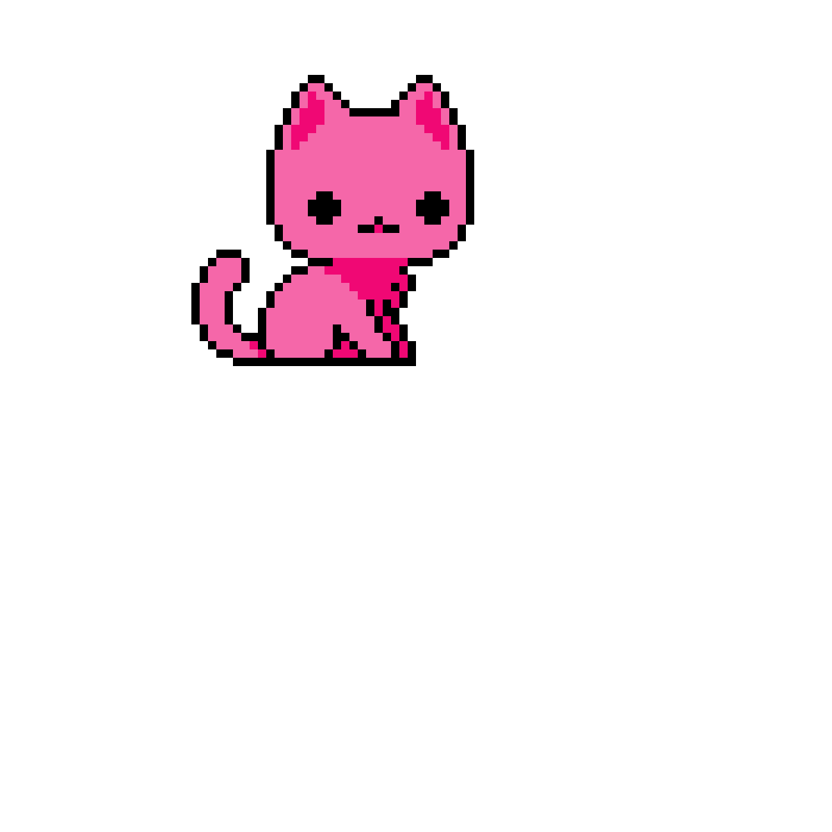 Editing cute cat - Free online pixel art drawing tool - Pixilart