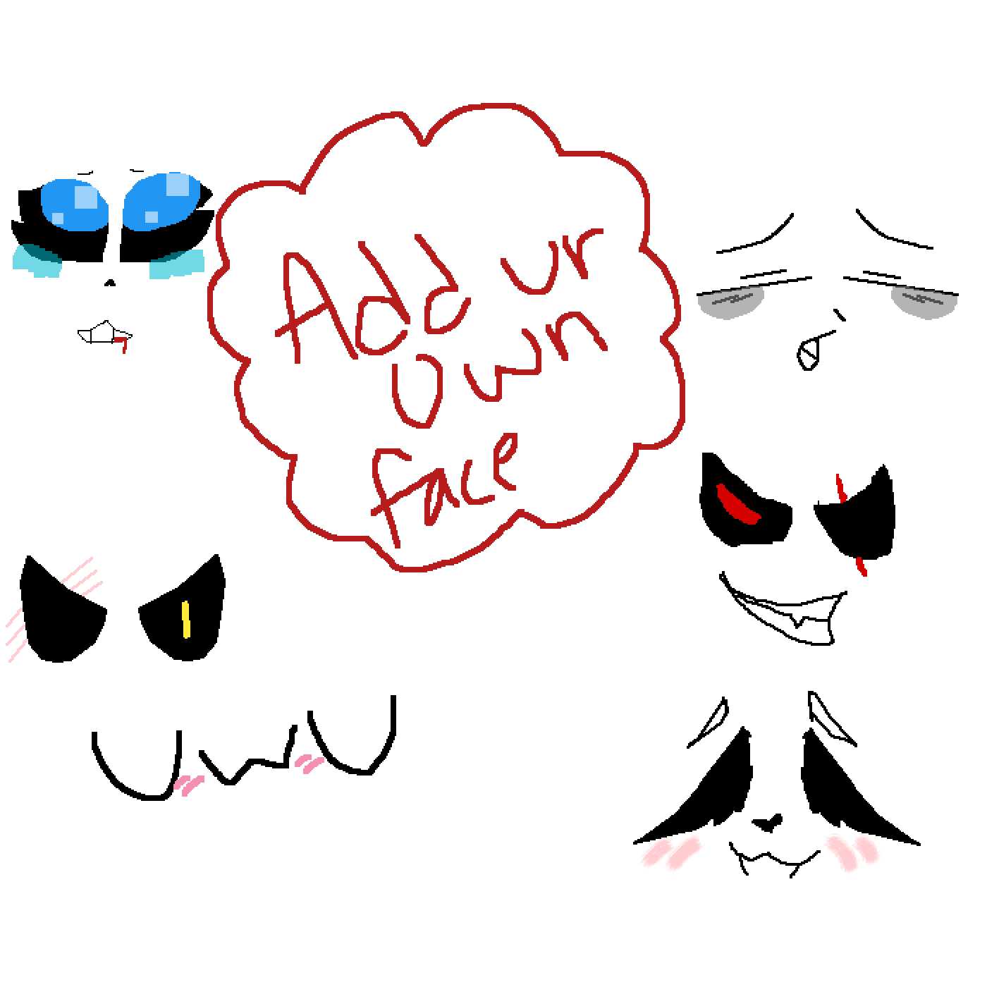 Pixilart - geno face by GENOSANS12