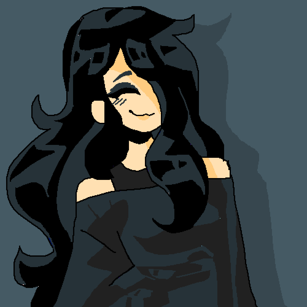 Editing Goth Girl - Free online pixel art drawing tool - Pixilart